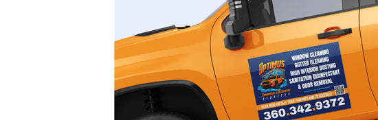 Vehicle Magnet Templates | Truck & Van Designs | WCR Marketing